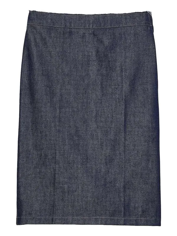 Prada Denim Pencil Skirt - Blue