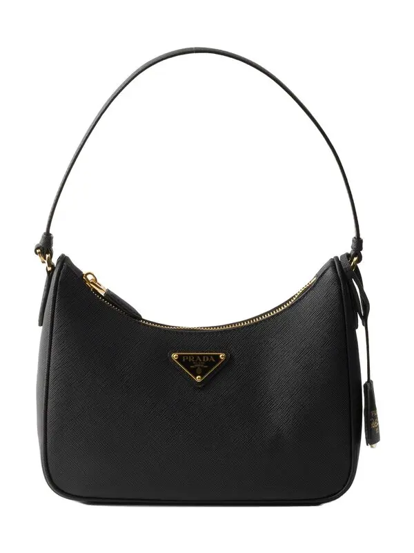 Prada Re-edition 2005 Saffiano Leather Mini-bag - Black