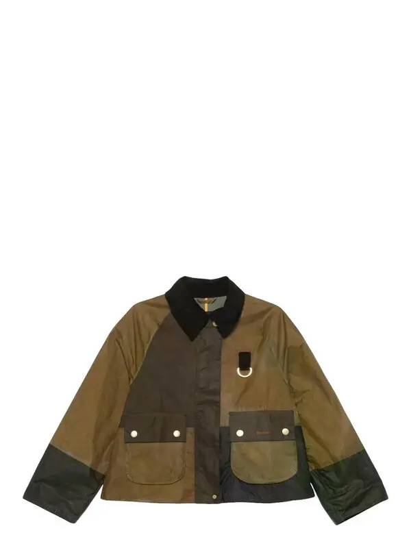 Barbour Alma Colourblock Corduroy Jacket - Brown
