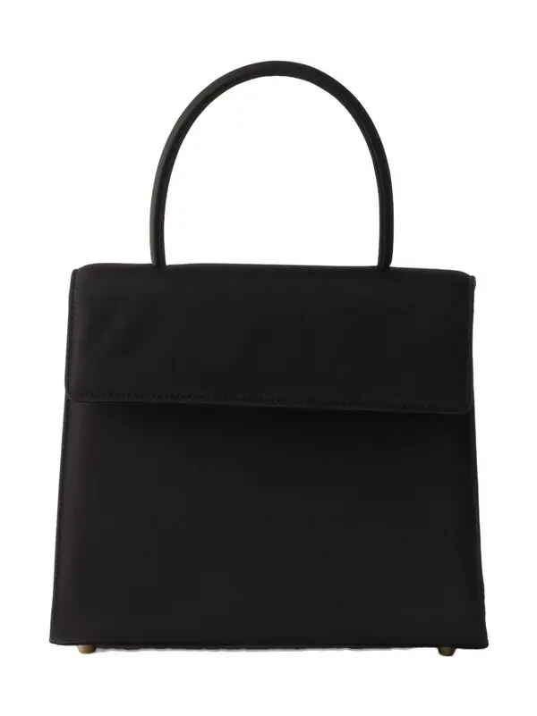 Prada Minuit Satin Handbag - Black