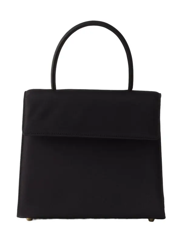 Prada Minuit Satin Handbag - Black