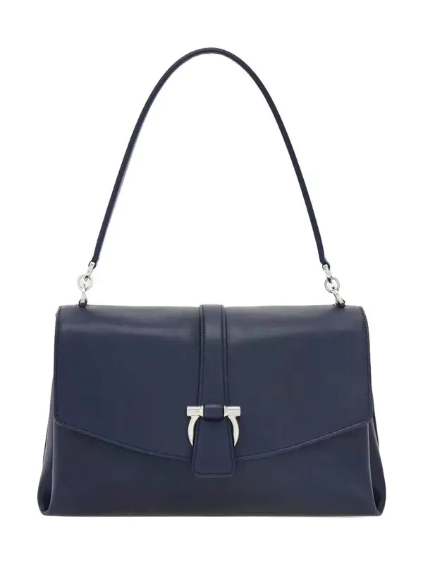 FERRAGAMO Front-flap Shoulder Bag - Blue