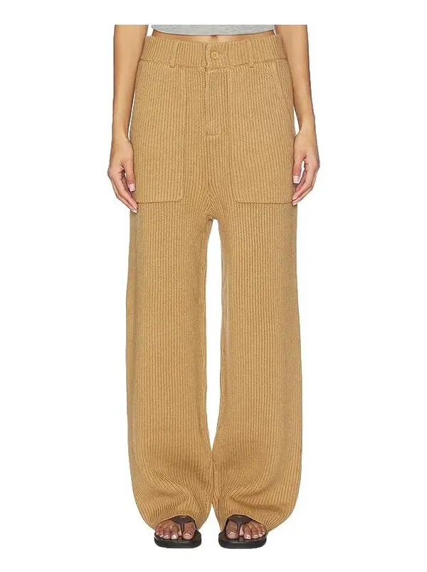 AYA MUSE Knit Trouser - Tigers Eye