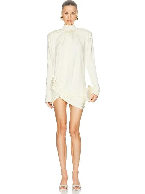 CAMILA COELHO Nievia Mini Dress - Ivory