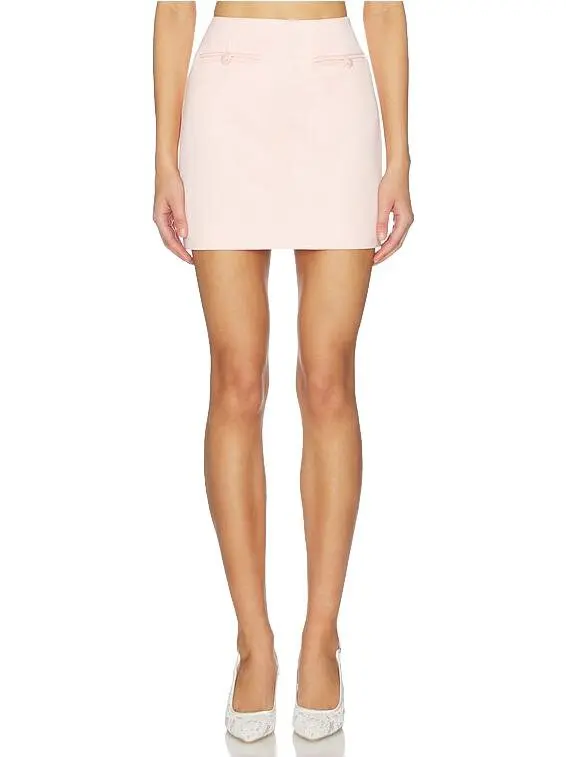 LOVERS AND FRIENDS Ruby Mini Skirt - Baby Pink