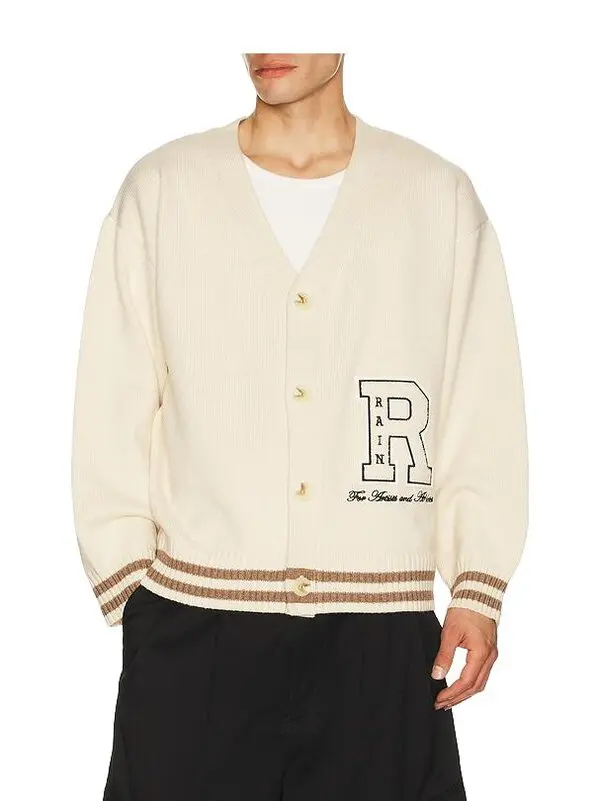 RYOKO RAIN Classic Cardigan - Cream