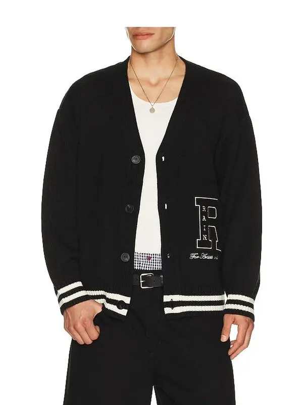 RYOKO RAIN Classic Cardigan - Black
