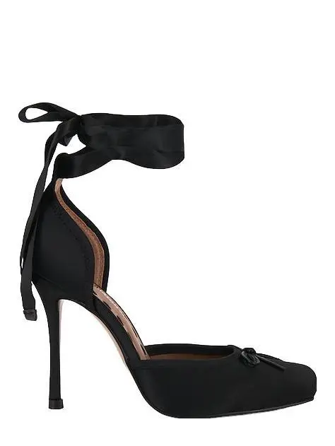 Steve Madden Larina Heel - Black Satin