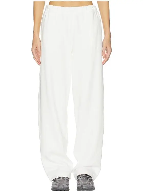 SKIMS Cotton Fleece Straight Leg Pant - Marble