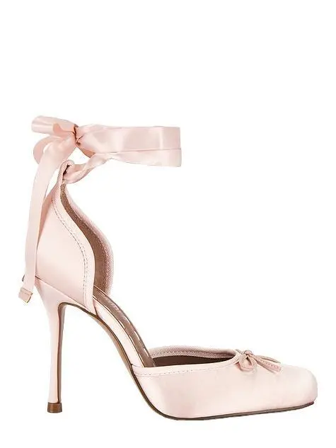 Steve Madden Larina Heel - Pink Satin