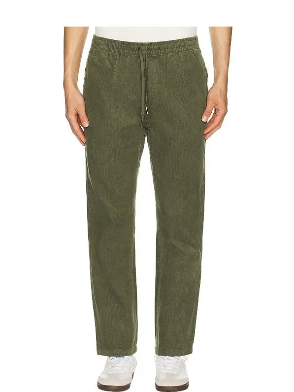 RHYTHM Cord Jam Pant - Olive