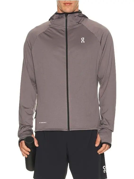 On Climate Zip Hoodie - Ember