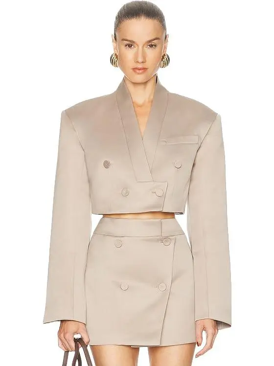 CAMILA COELHO Marosa Jacket - Taupe