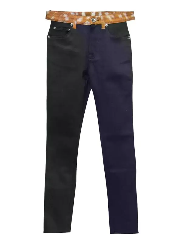 Burberry Contrast Side-stripe Jeans - Black