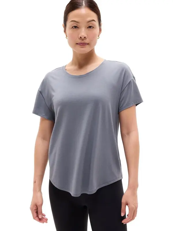 Athleta Move With Ease Tee - Slate