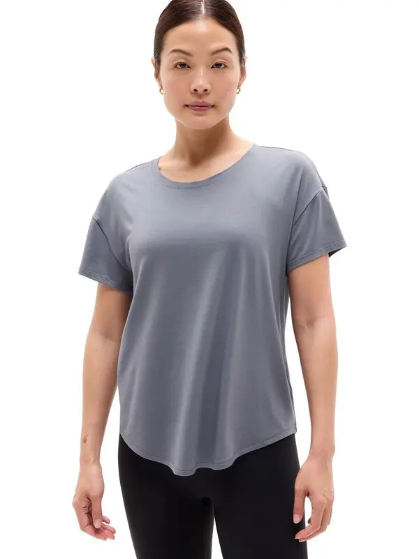 Athleta Move With Ease Tee - Slate
