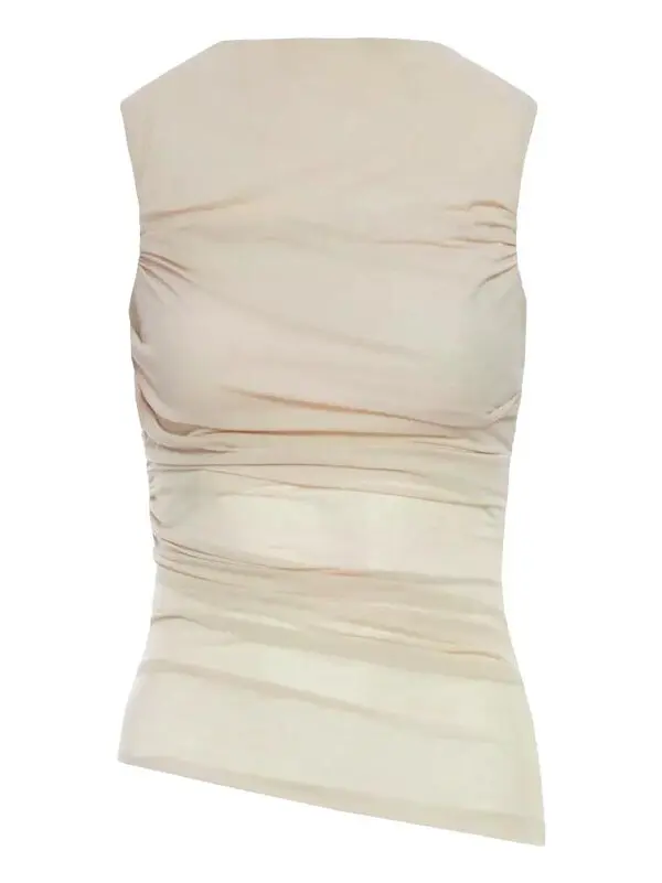 Soeur Irina Draped T-shirt - Neutrals