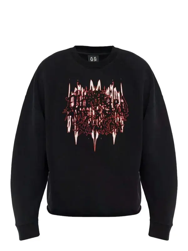 44 LABEL GROUP Crew-neck Sweatshirt - Black