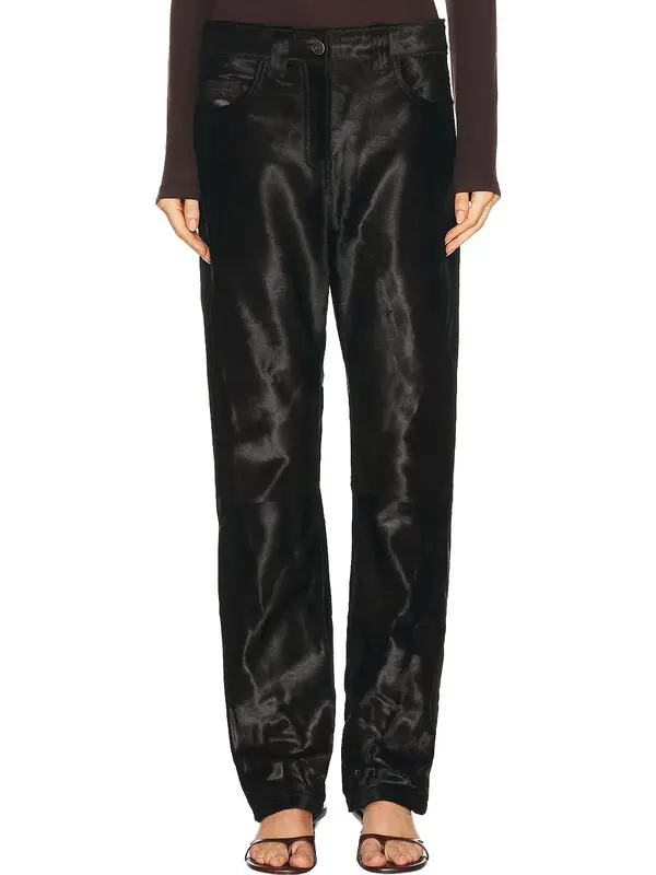 Khaite Callum Pant - Chocolate