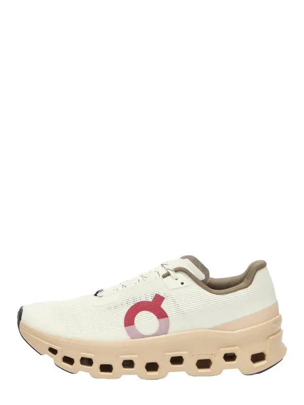 On Cloudmonster Void Sneakers - Ivory/sand