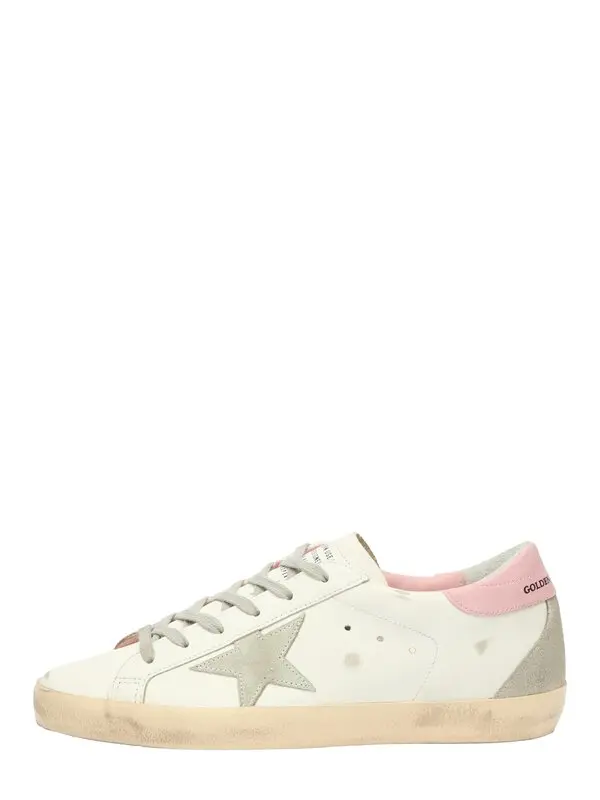 GOLDEN GOOSE Super-star Leather Sneaker - White/ice/light Pink
