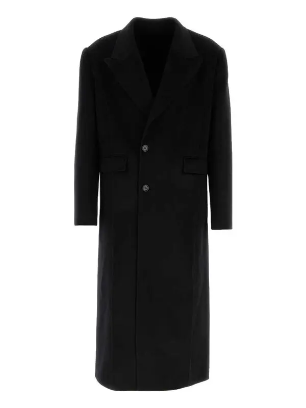 Séfr Wool And Cashmere-blend Overcoat - Black