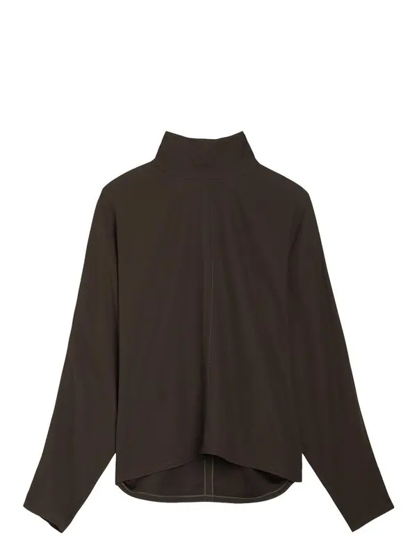 JOSEPH Buick Crepe Blouse - Brown