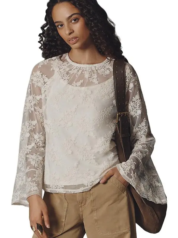 Sanctuary Lace Top - Ivory