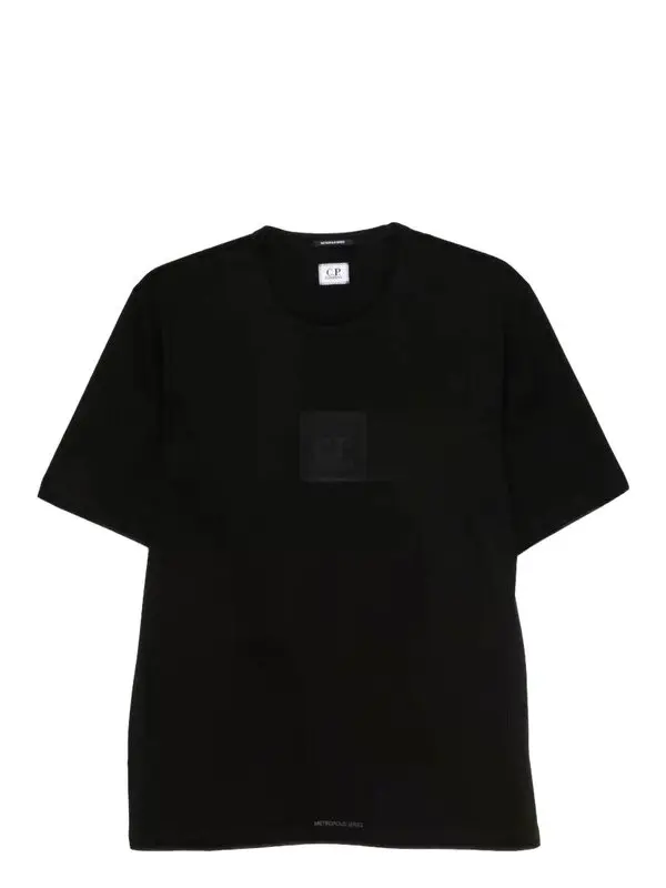 C.P. COMPANY Logo-patch T-shirt - Black