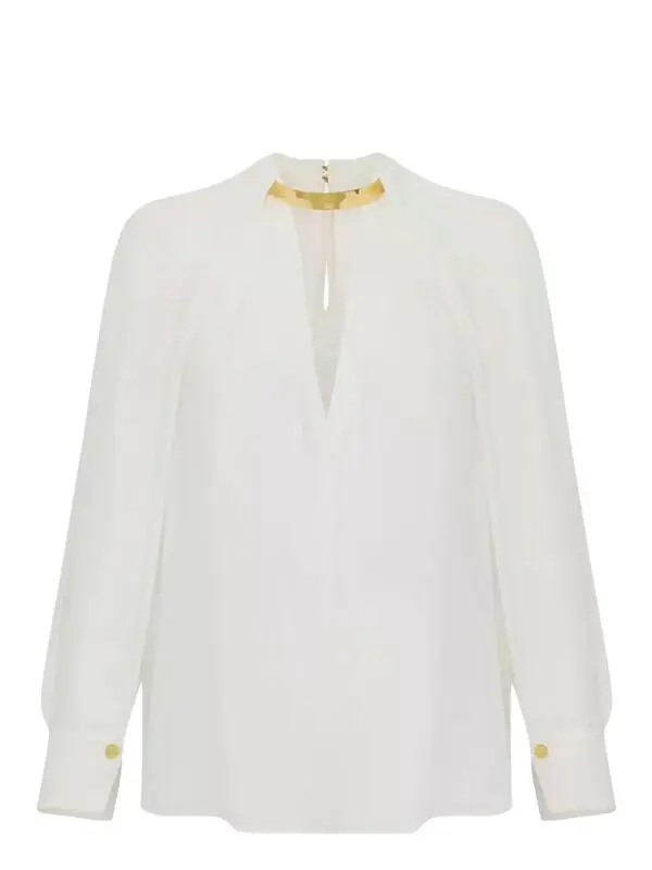 Elisabetta Franchi Slim-fit Blouse - White