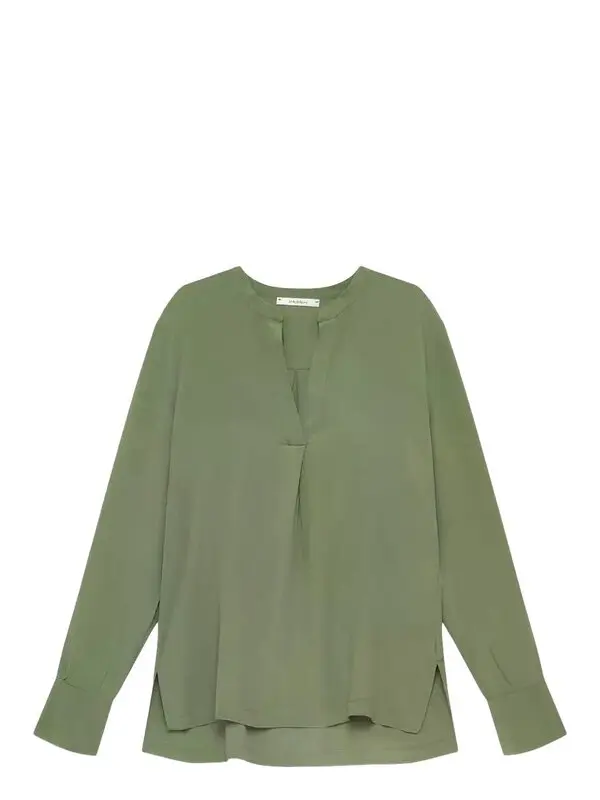 Malìparmi V-neck Long-sleeve Top - Green