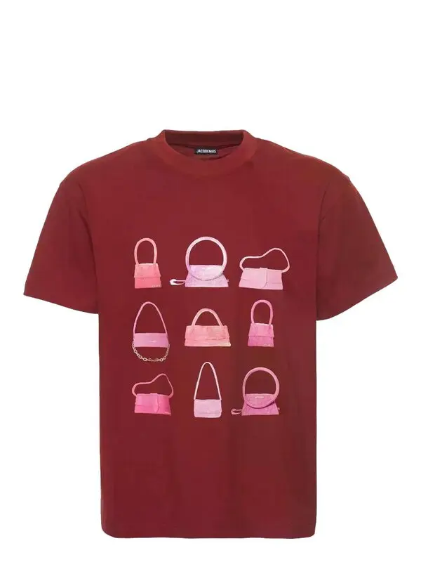 Jacquemus Le Sacs Printed T-shirt - Red
