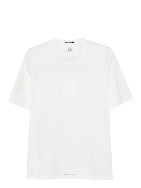 C.P. COMPANY Square-logo T-shirt - White