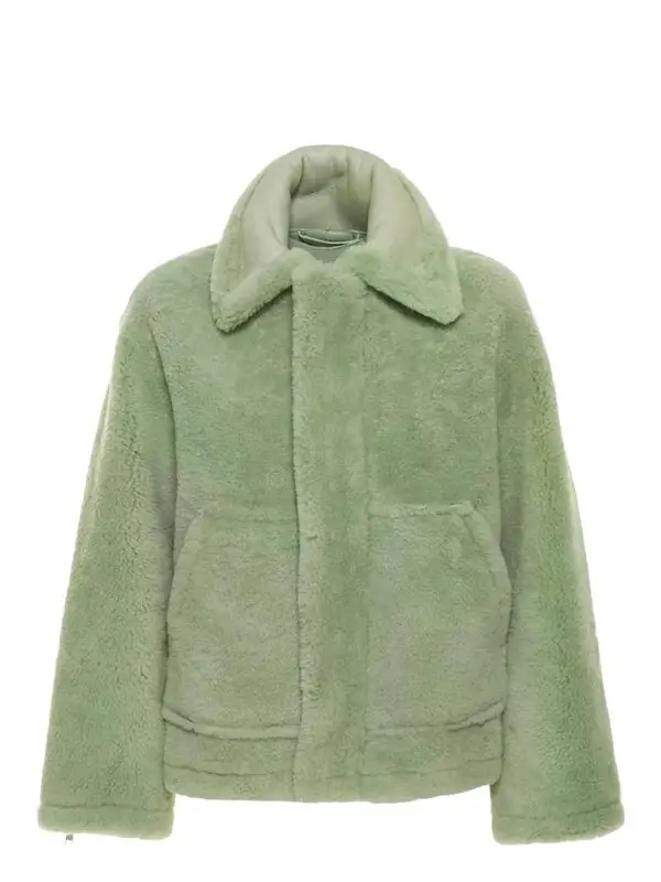 Jacquemus Le Manteau Pastre Shearling Jacket - Green
