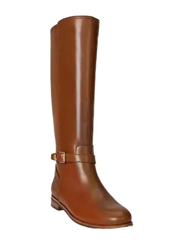 Ralph Lauren Buckle Boots - Brown