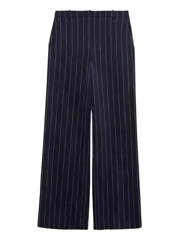 Simkhai Pinstriped Trousers - Blue