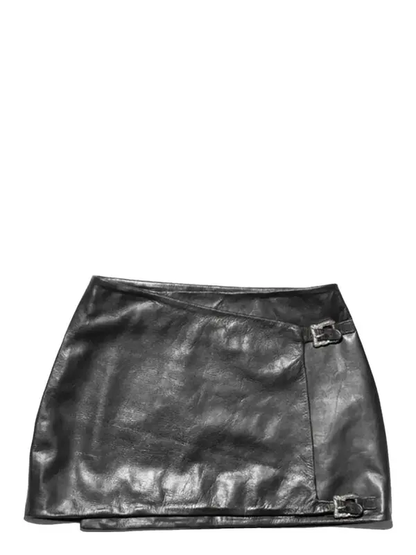 Enfants Riches Déprimés Side Buckle Mini Skirt - Black
