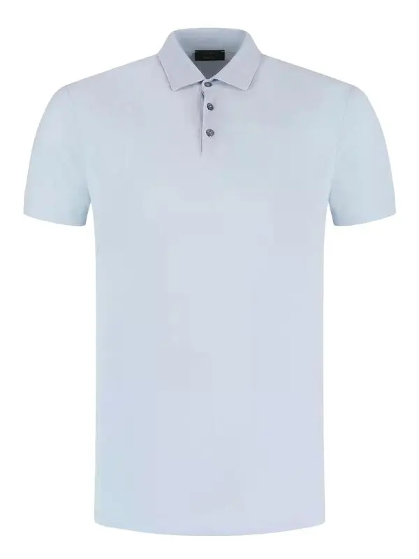 ZANONE Short-sleeve Polo Shirt - Blue