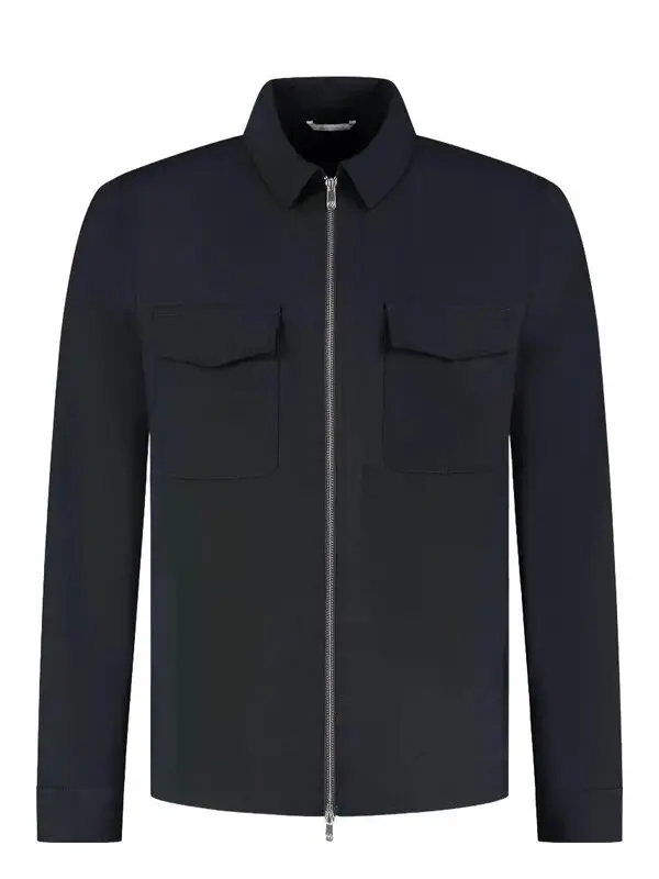 Marco Pescarolo Pocket Zip Knitwear - Blue