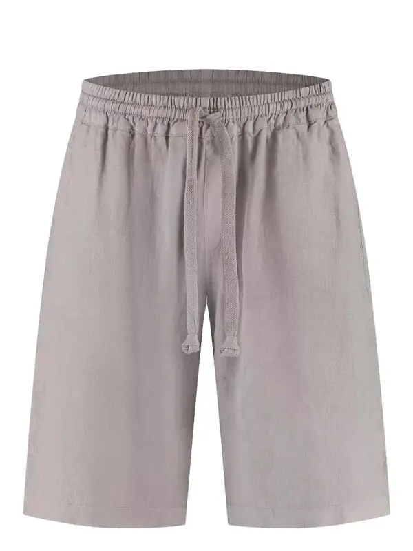 Fedeli Drawstring-waist Shorts - Grey
