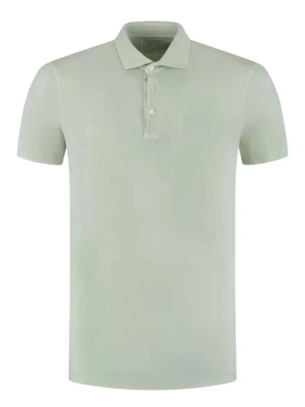Fedeli Short-sleeve Polo Shirt - Green