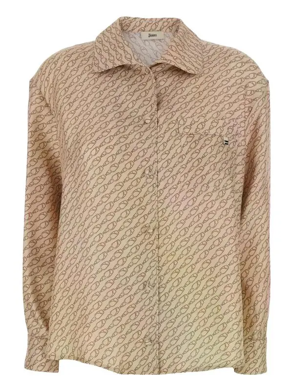 Herno Chain-pattern Shirt - Neutrals