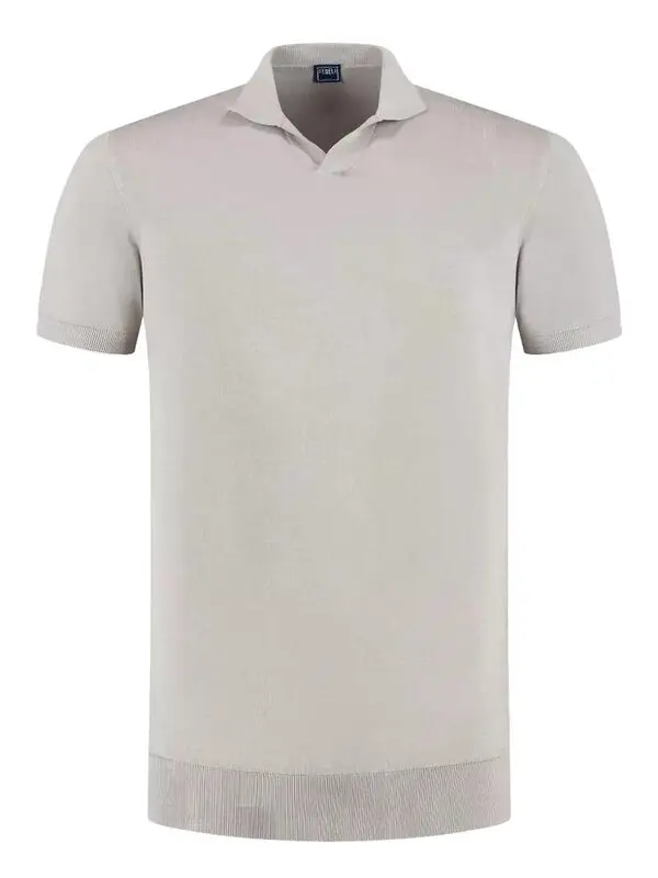 Fedeli V-neck T-shirt - Neutrals