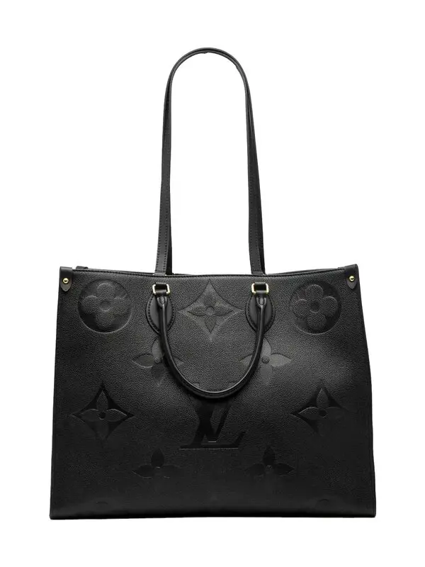 LOUIS VUITTON 2021-2025 Monogram Empreinte Onthego Gm Satchel - Black