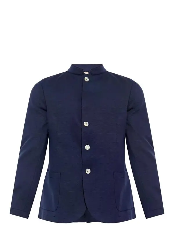 Eleventy Button Jacket - Blue