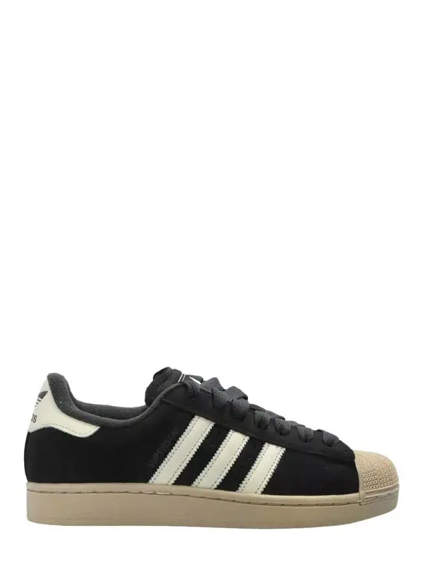 Adidas Superstar Ii Striped Sneakers - Black