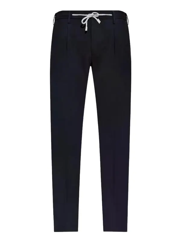 Eleventy Drawstring Trousers - Blue