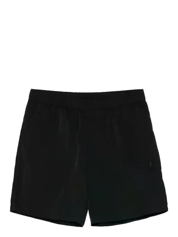 Moncler Logo-patch Swim Shorts - Black