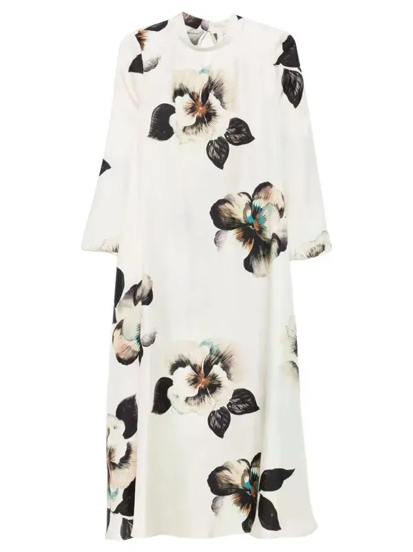 Antonio Marras Floral-print Dress - Neutrals