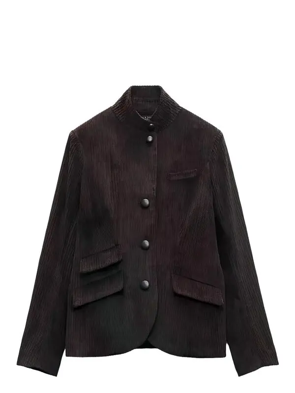 Rag & Bone Corduroy Button Jacket - Brown